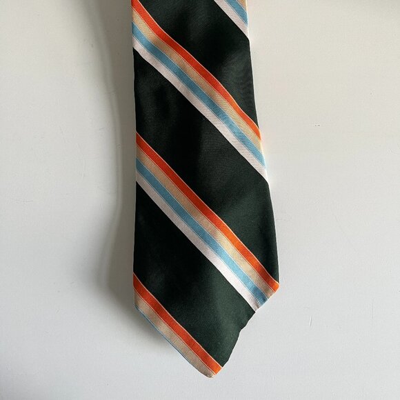 Kipper | Accessories | Vintage Kipper Alpine Poplin Striped Tie | Poshmark